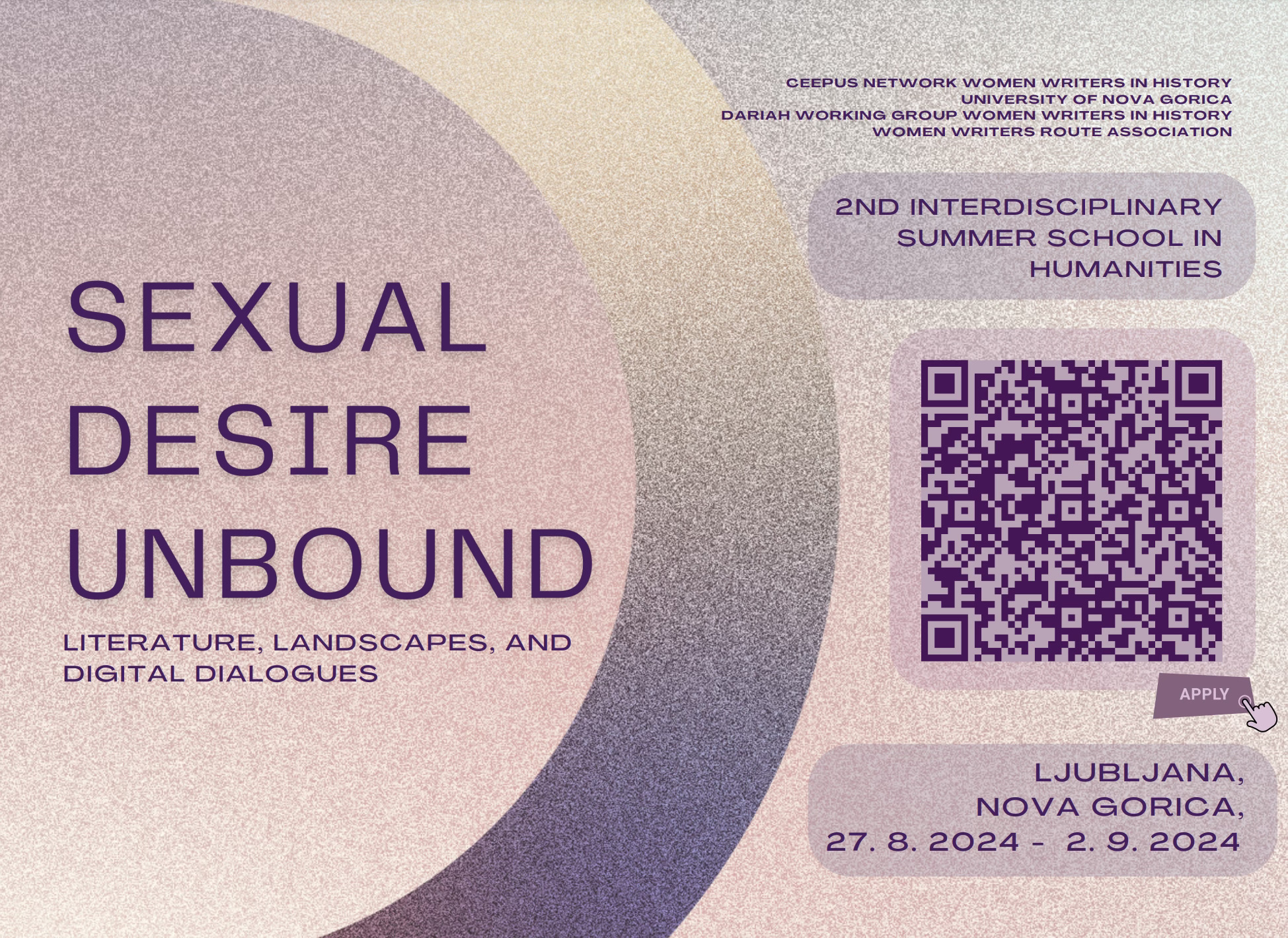 Summer School 2024: Sexual Desire Unbound call for applications | Women ...